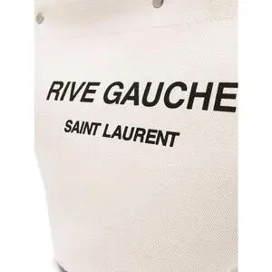 Saint Laurent Neutrals Tote Bags