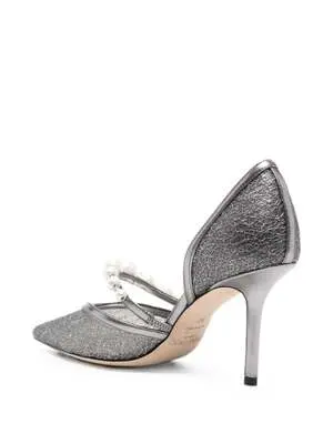 JIMMY CHOO Aurelie Glittered Pumps