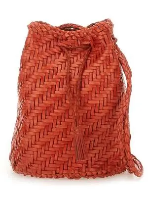 Dragon Diffusion Borsa Pompom Double Jump Tan
