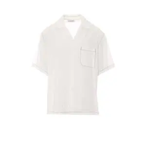 LANVIN Shirt With Mother And Daughter Print On The Back - White