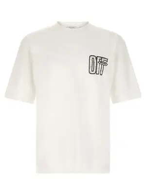Off-White Motion Arrow Skate' T-shirt - White