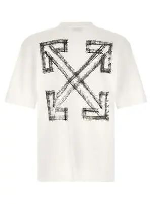 Off-White Motion Arrow Skate' T-shirt - White