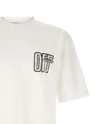 Off-White Motion Arrow Skate' T-shirt - White