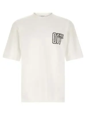 Off-White Motion Arrow Skate' T-shirt - White