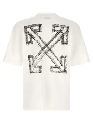 Off-White Motion Arrow Skate' T-shirt - White