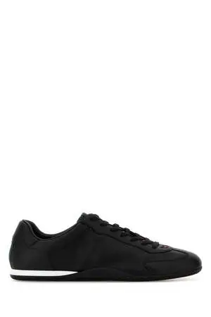 Gucci Leather Shift Sneakers - Black