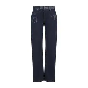 JEAN PAUL GAULTIER Cotton Jeans - Blue