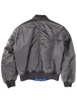 TOM FORD Silk Bomber Jacket - Gray