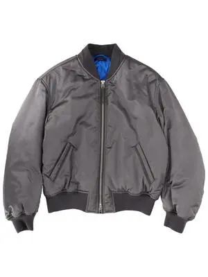 TOM FORD Silk Bomber Jacket - Gray