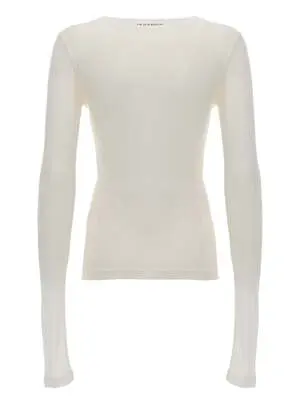 JW Anderson Long-sleeved T-shirt - White