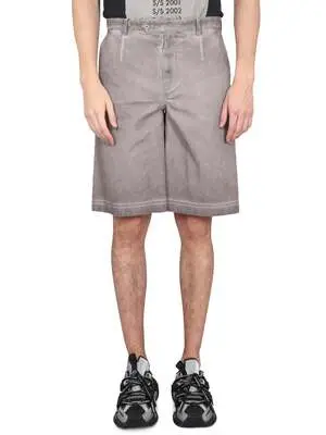 Dolce & Gabbana Bermuda Shorts With Logo Plaque - Multicolor