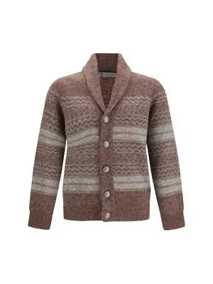 Brunello Cucinelli V-neck Button Cardigan - Multicolor