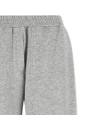 Brunello Cucinelli Cotton And Cashmere Joggers - Gray