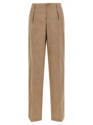 Etro Paisley Jacquard Trousers