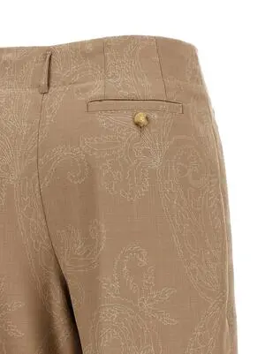 Etro Paisley Jacquard Trousers