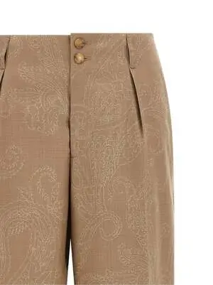 Etro Paisley Jacquard Trousers