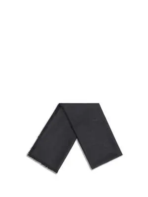 Gucci Scarf In Wool And Silk - Black