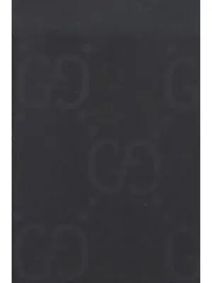 Gucci Scarf In Wool And Silk - Black