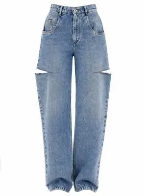 MAISON MARGIELA Cut-out Detail Jeans - Blue