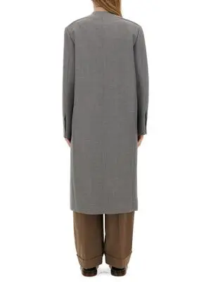Moschino Wool Coat - Gray