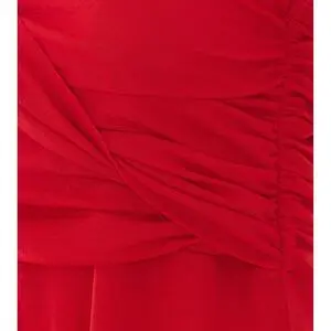 GANNI Marl Mesh Draped Skirt