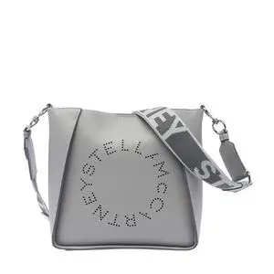 Stella McCartney Stella Logo Crossbody Bag - Gray