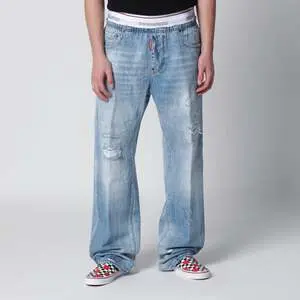 Dsquared2 Light-wash Denim Jogger Jeans - Blue