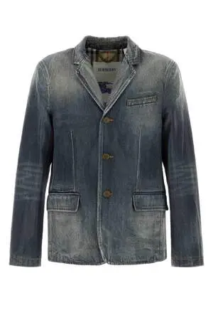 Burberry Denim Blazer - Blue