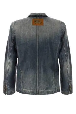 Burberry Denim Blazer - Blue