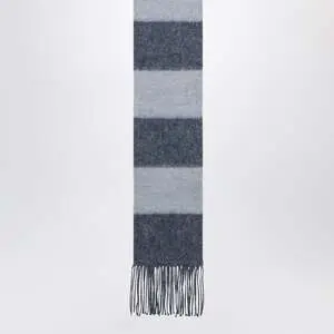 Miu Miu Striped Scarf In Mohair Blend