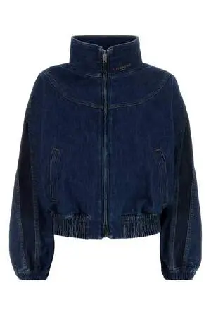 Givenchy Denim Bomber Jacket - Blue