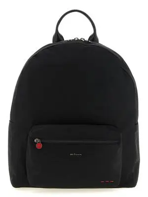 Kiton Logo Backpack - Black