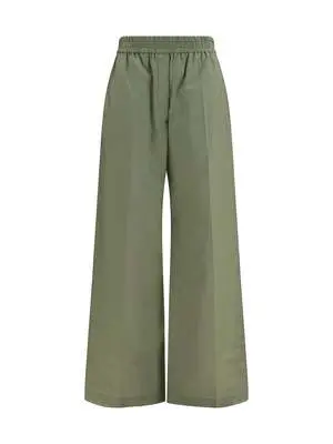 Brunello Cucinelli Pants With Elasticated Waist - Green