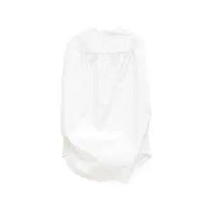 Jacquemus Long Sleeve Gathered Day Dress - White