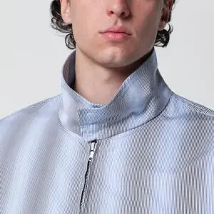 Dries Van Noten Textured Striped Zip Jacket