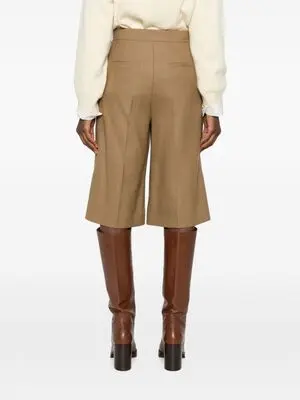 Max Mara Wool Bermuda Shorts - Multicolor