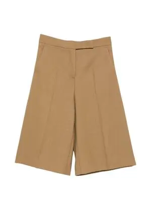 Max Mara Wool Bermuda Shorts - Multicolor
