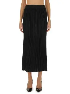 Kiton Knit Skirt - Black