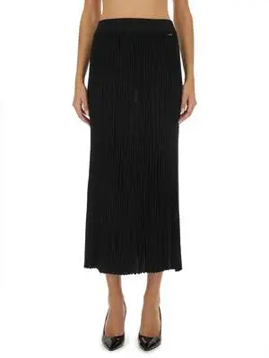 Kiton Knit Skirt - Black