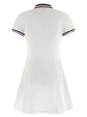Brunello Cucinelli Logo Embroidery Tennis Dress - White