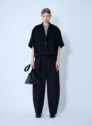 Max Mara Cashmere Cropped Sleeve Jacket