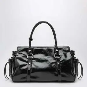 Miu Miu Large Top-handle Bag In Glossy Leather