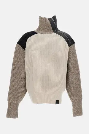 Stella McCartney Altermat Detail Block Colour Knit Jumper - Multicolor