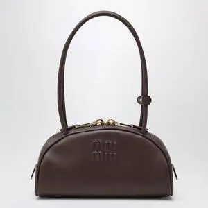Miu Miu Beau Bag In Radica Leather - Brown