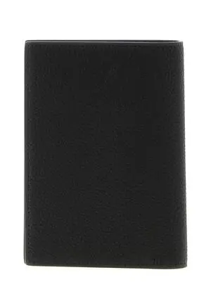 TOM FORD Hammered Passport Holder - Black