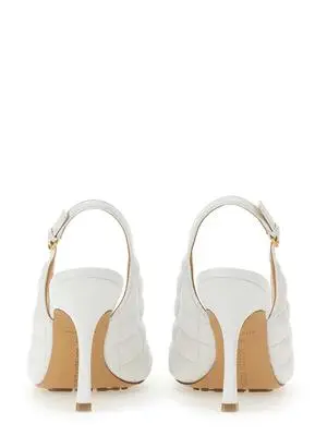 Bottega Veneta Slingback Sandal Padded - White