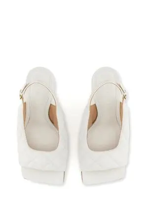 Bottega Veneta Slingback Sandal Padded - White