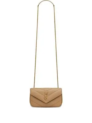 Saint Laurent Loulou Mini Leather Crossbody Bag - Multicolor