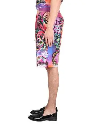 Dolce & Gabbana Bermuda Shorts With Hawaii Print