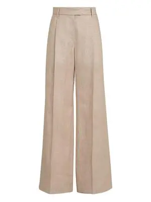 Brunello Cucinelli Wide Leg Trousers - Multicolor